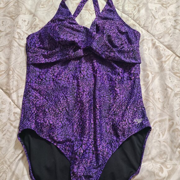 Speedo | Swim | Speedo Purple Snakeskin One Piece Swimsuit Like New ...
